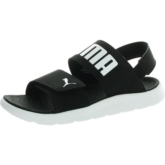 Puma | Shoes | Puma Mens Black Logo Sport Sandals New | Poshmark